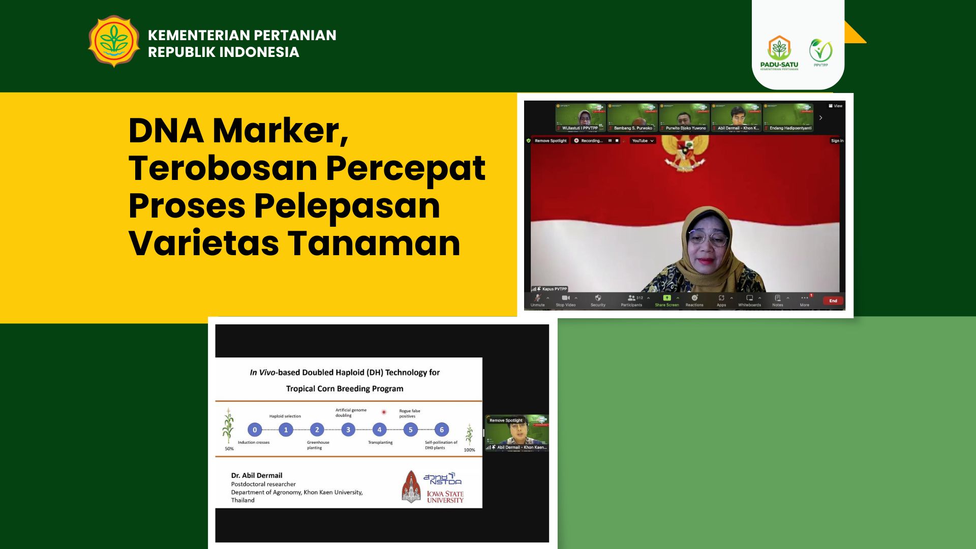 PPVTPP - DNA Marker, Terobosan Percepat Proses Pelepasan Varietas Tanaman